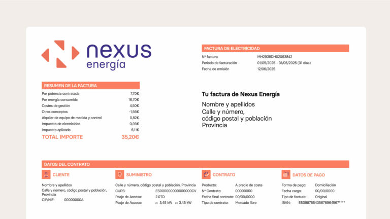 Tu factura de la luz | Nexus Energía